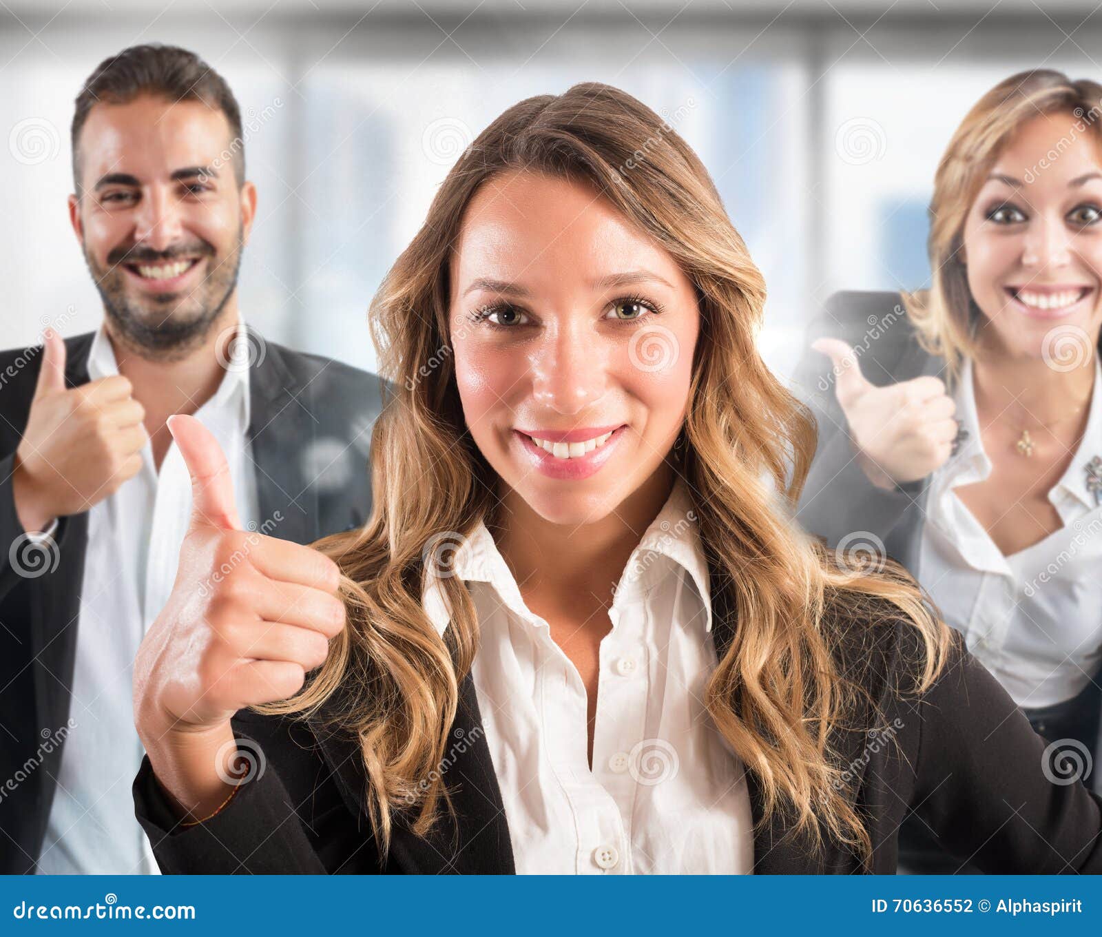 Positive teamwork stock photo. Image of confident, productivity - 70636552