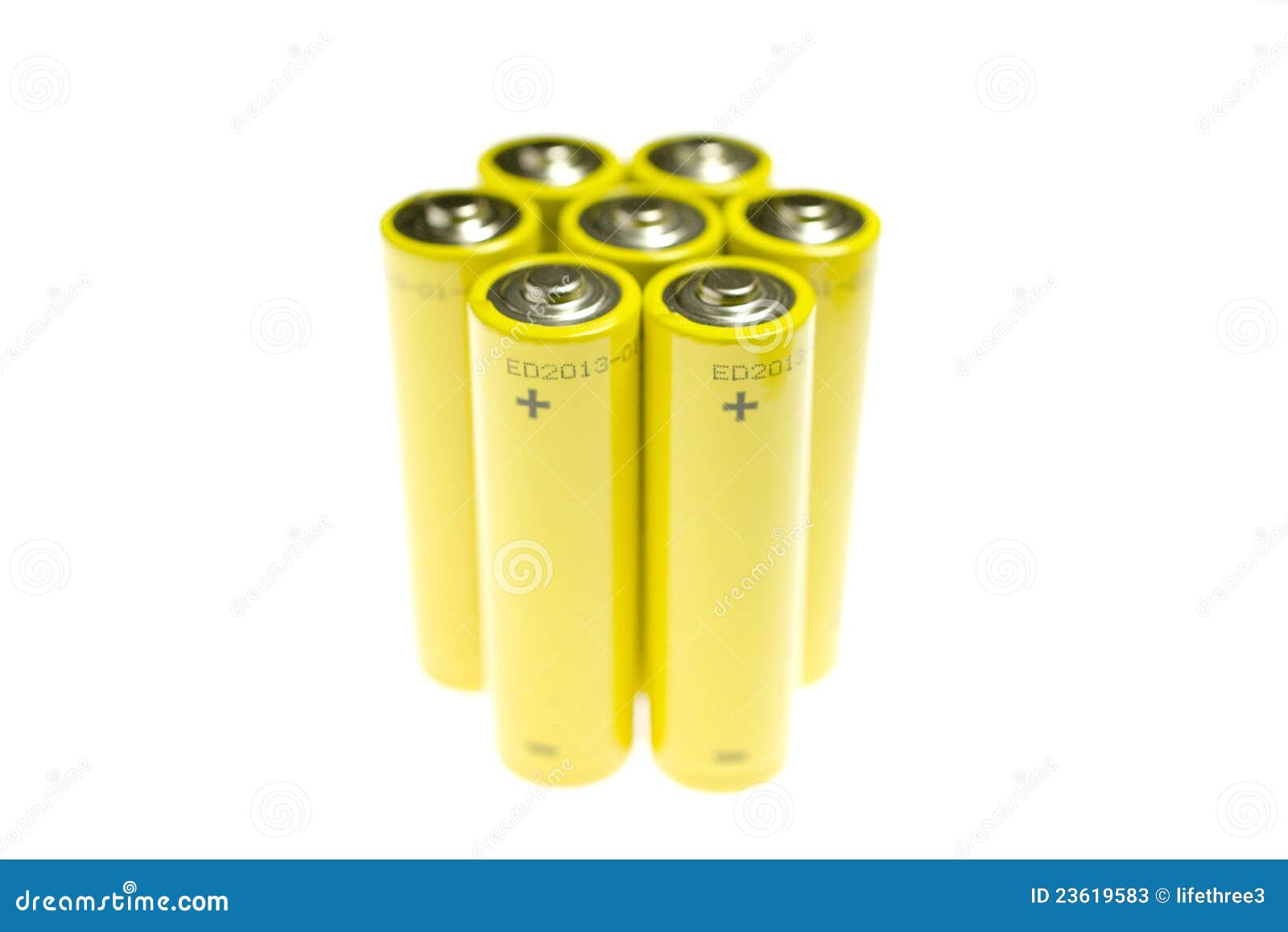 Positive Terminal Of The Car Battery, Macro. 12v, Royalty-Free Stock ...