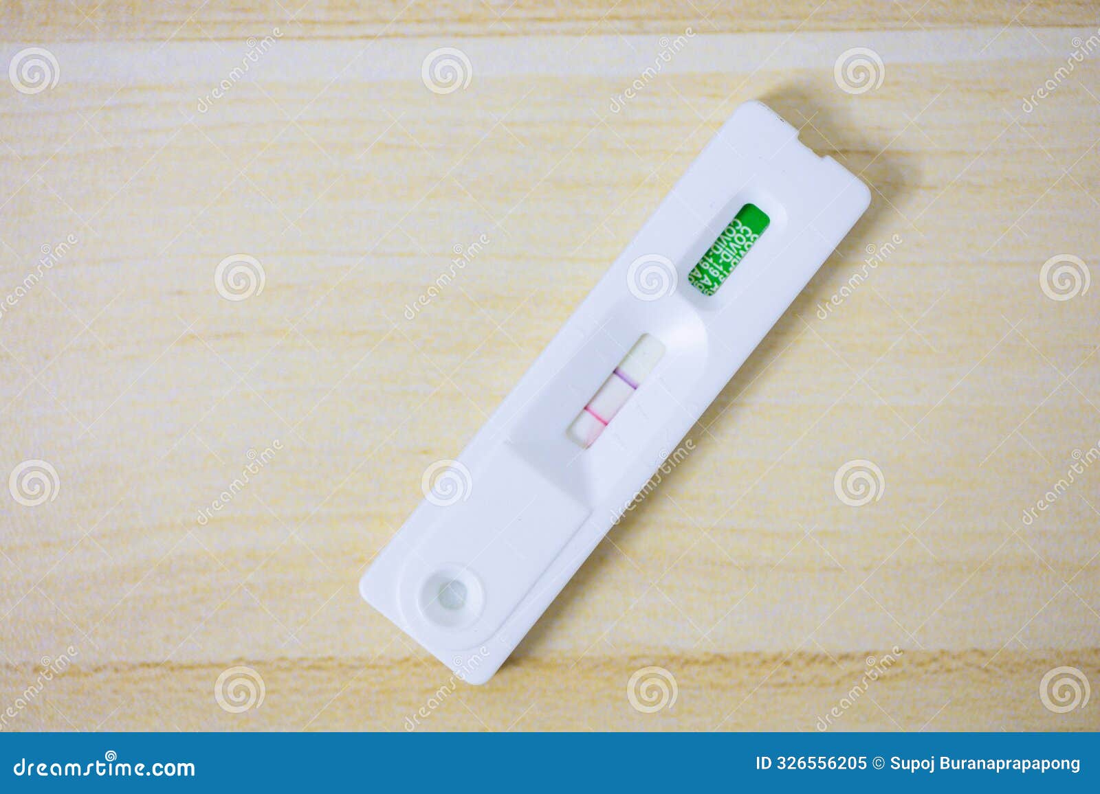Positive Test Result on Home Test Kit. Corona or Covid-19 Rapid Tests ...