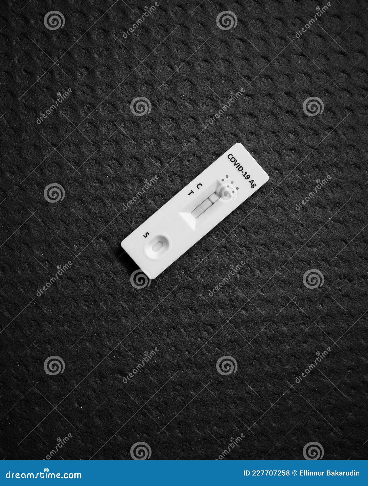 Positive Test Result by Using Home Tester Device Kit for COVID-19 Stock ...