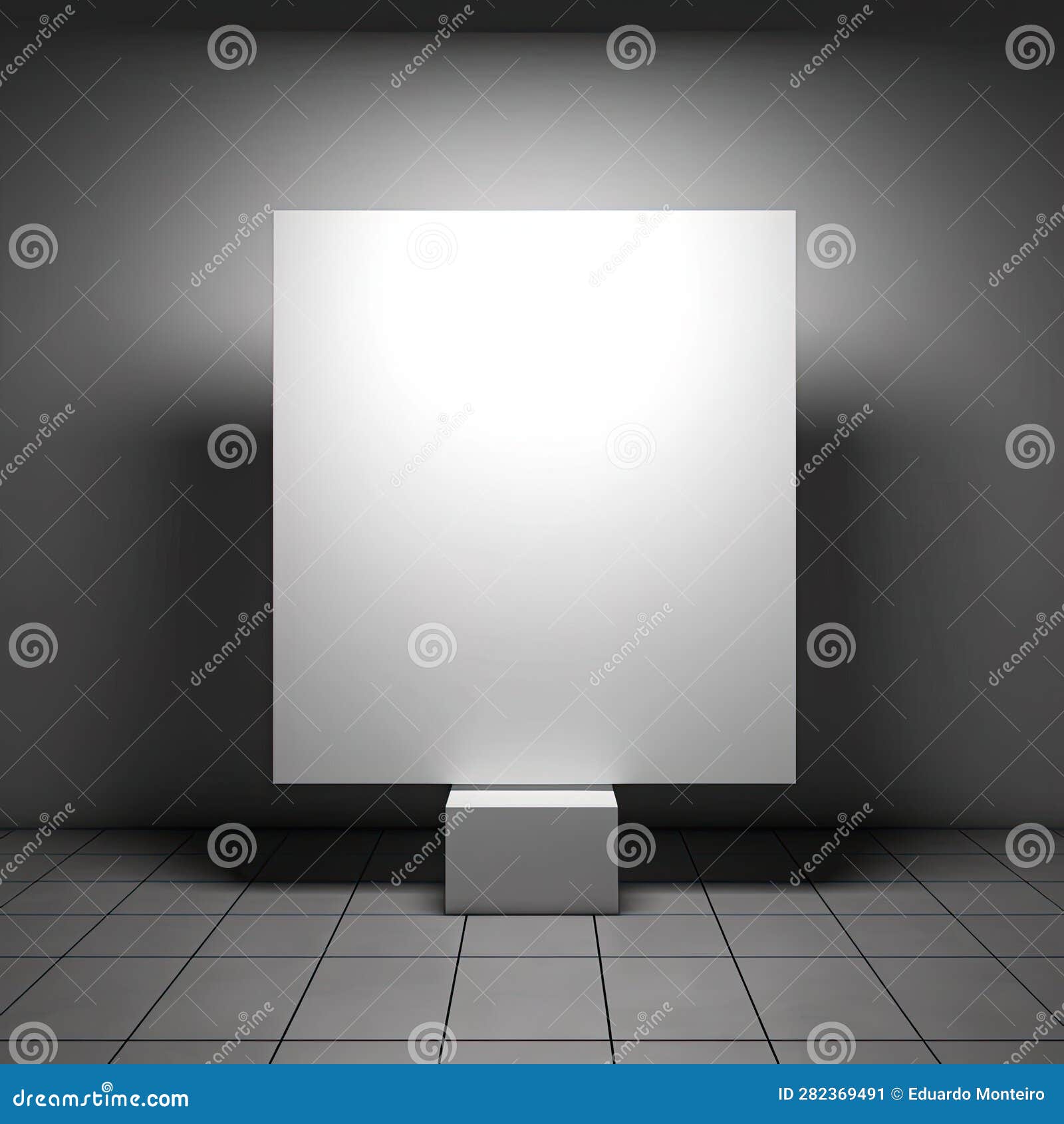 Positive Thinking on an Empty White Screen Stock Illustration ...