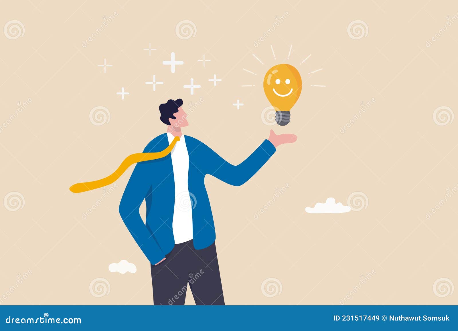 Positive Thinking, Optimistic Mindset or Good Attitude To Success in ...