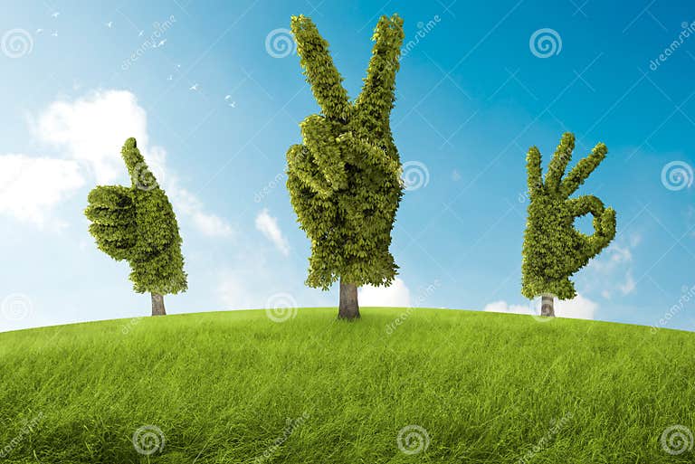 Positive tree stock illustration. Illustration of ecology - 31204608