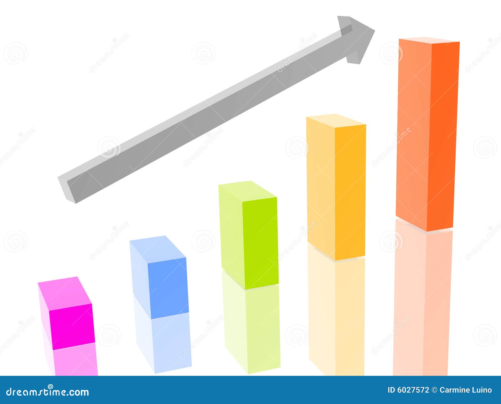 Positive trend stock illustration. Illustration of refill - 6027572