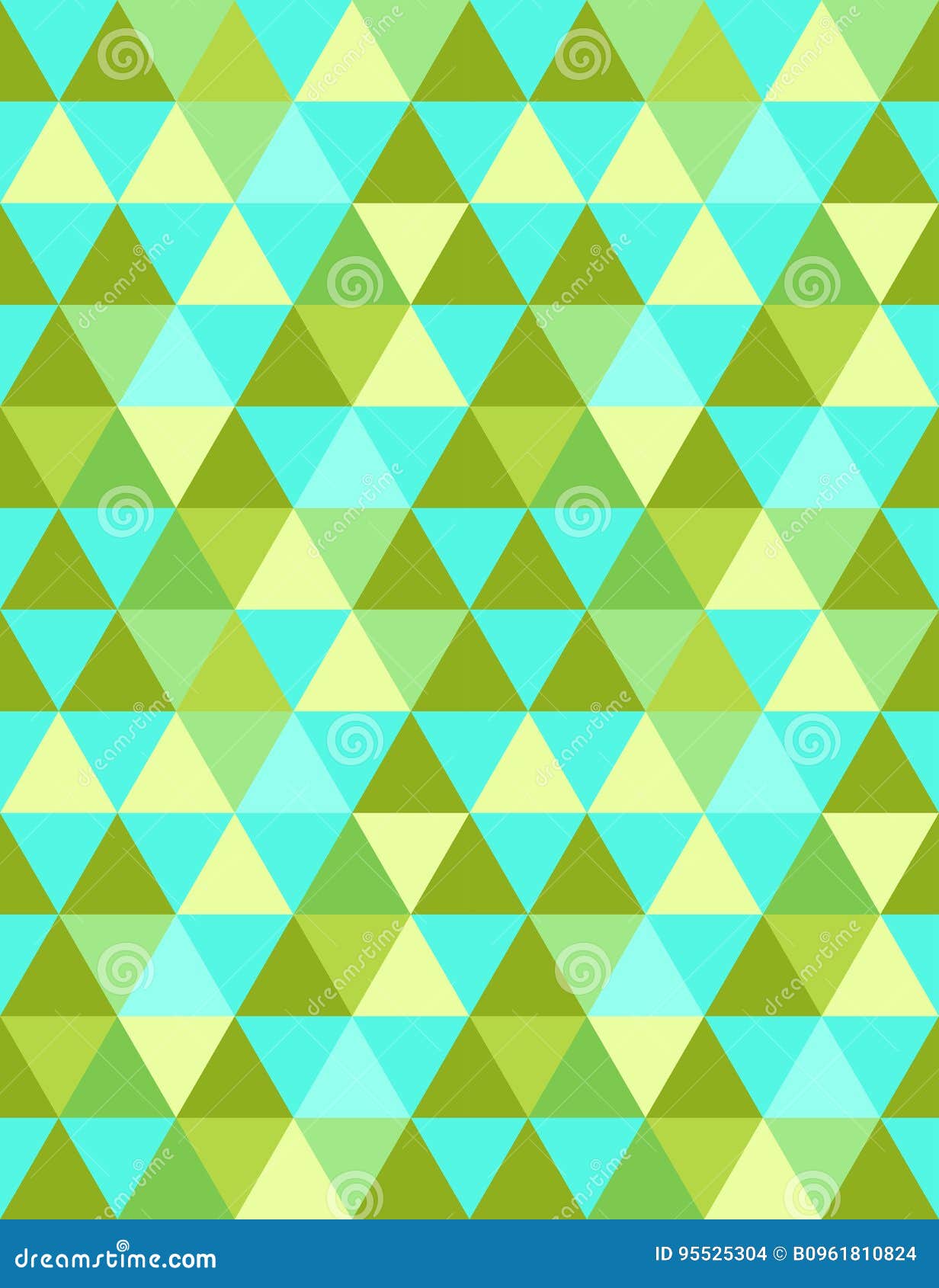 Positive Triangular Seamless Texture in Harmonious Colors Stock ...