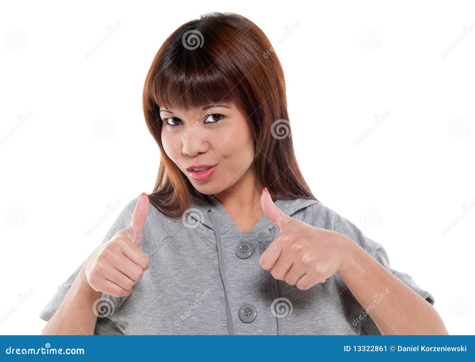 Positive woman stock image. Image of friendly, positive - 13322861