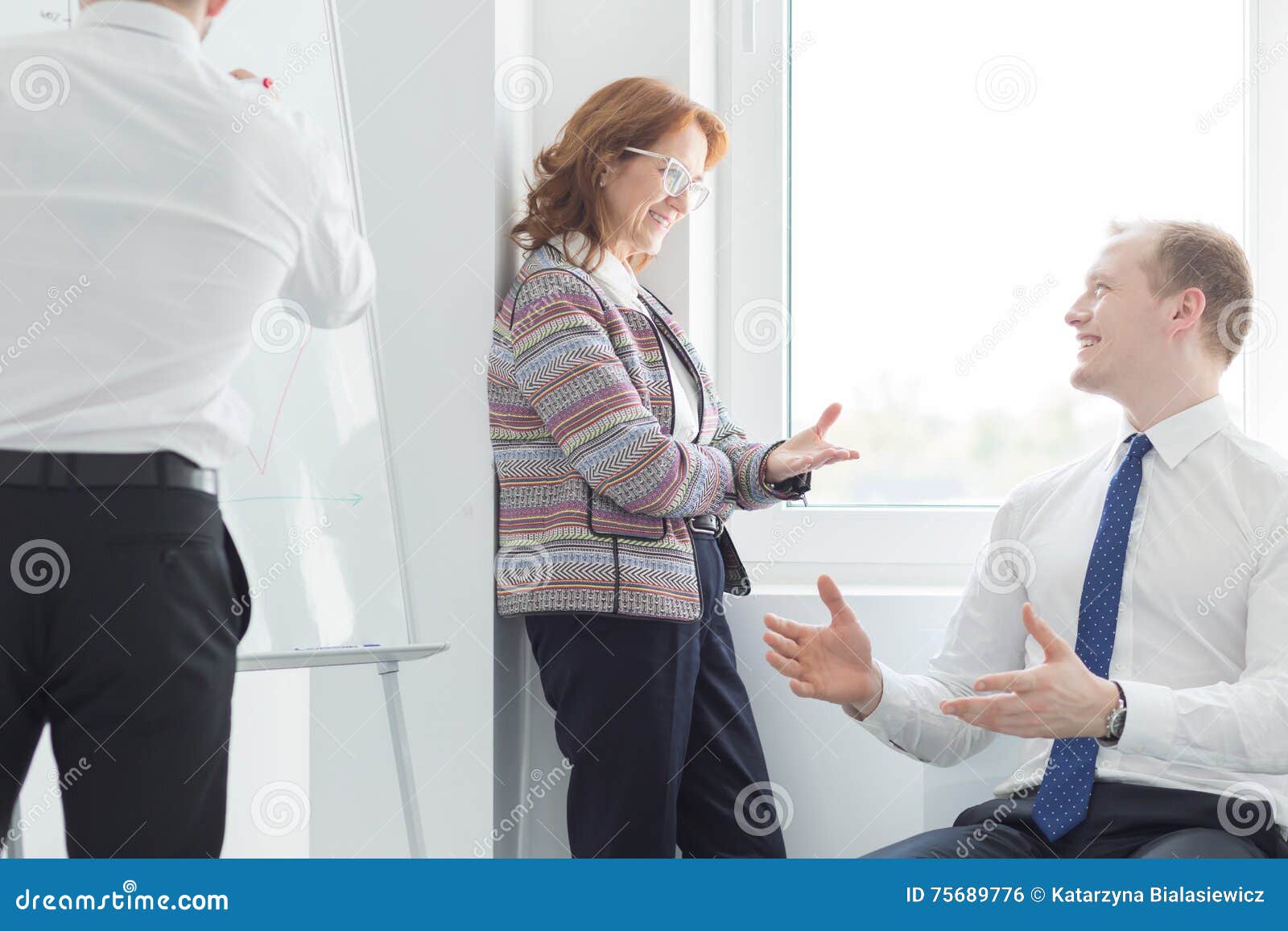 Positive work environment stock photo. Image of colleagues - 75689776