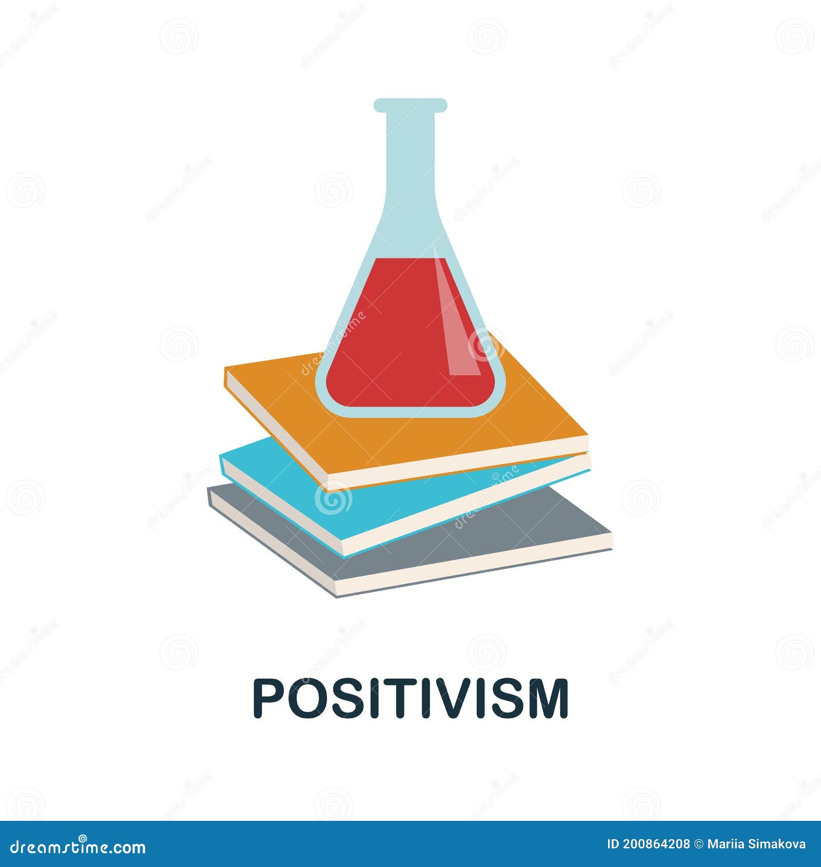 Positivism Icon. Simple Element From Critical Thinking Collection ...