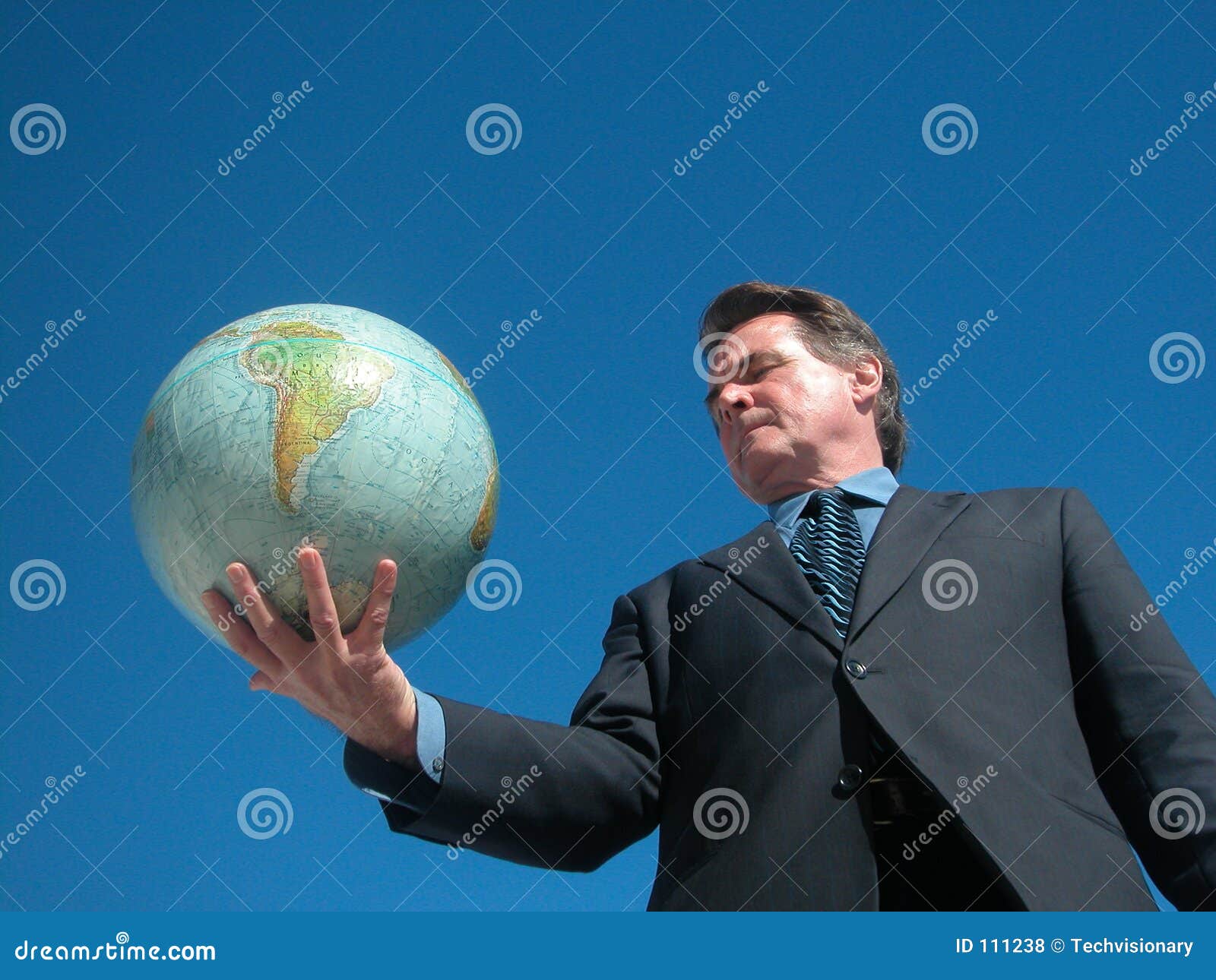 Possedere il mondo fotografia stock. Immagine di idee, progresso - 111238