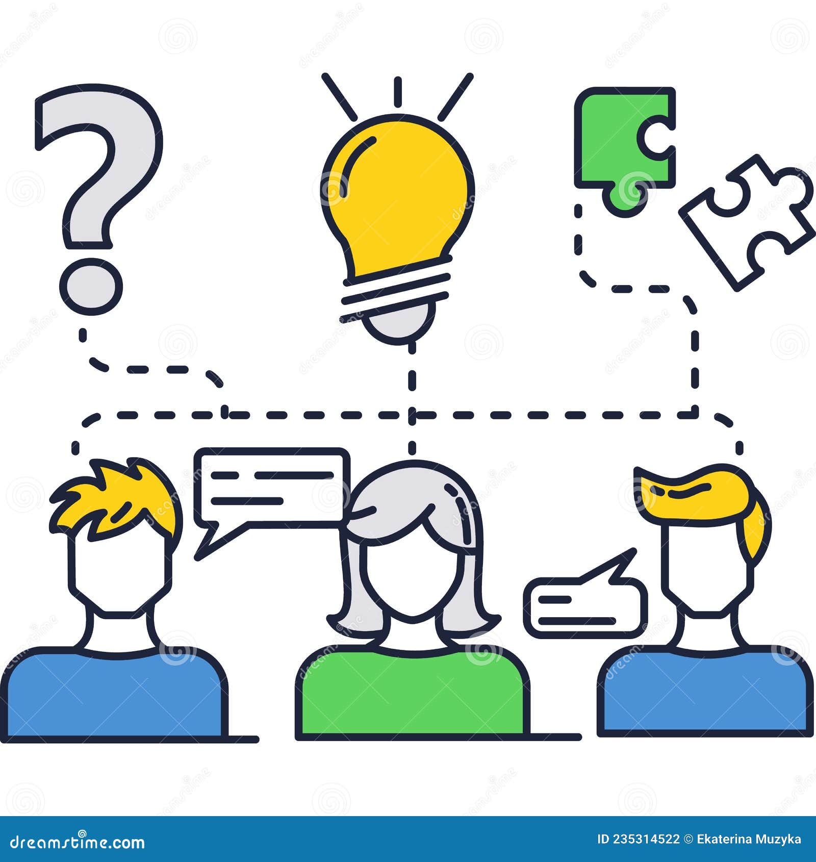 Possibility Icon New Open Opportunity Flat Vector Stock Illustration ...