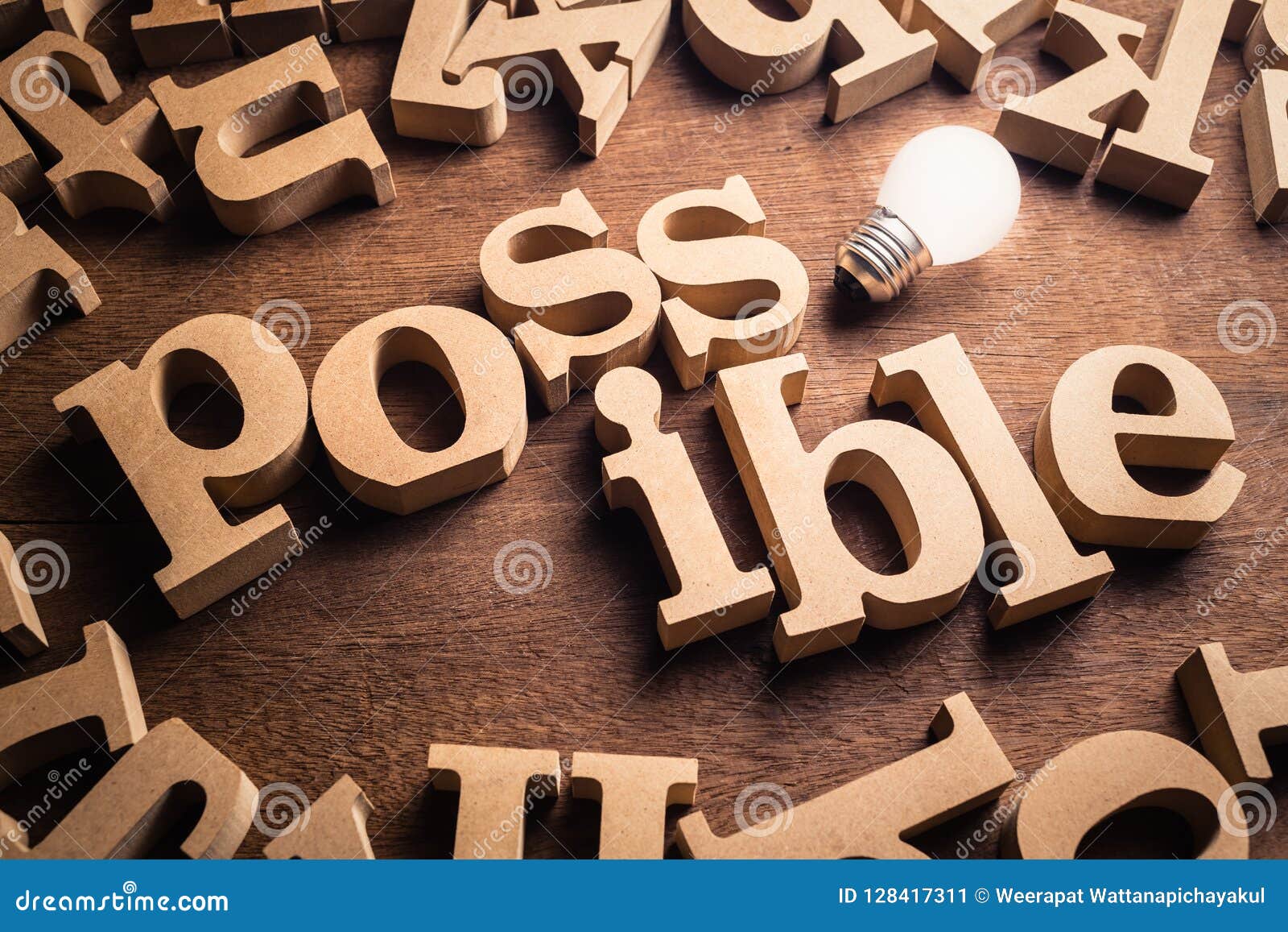 Possible Idea Topic stock image. Image of letters, inspire - 128417311