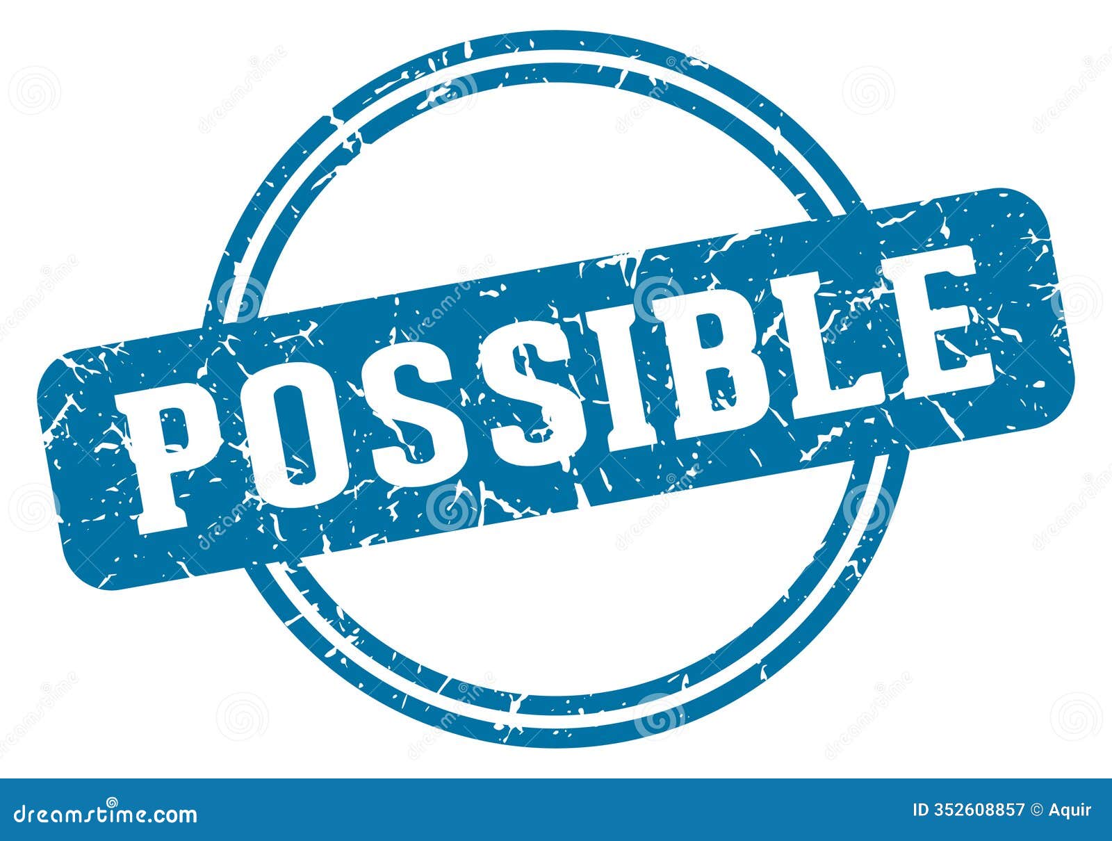 Possible stamp stock illustration. Illustration of blue - 352608857
