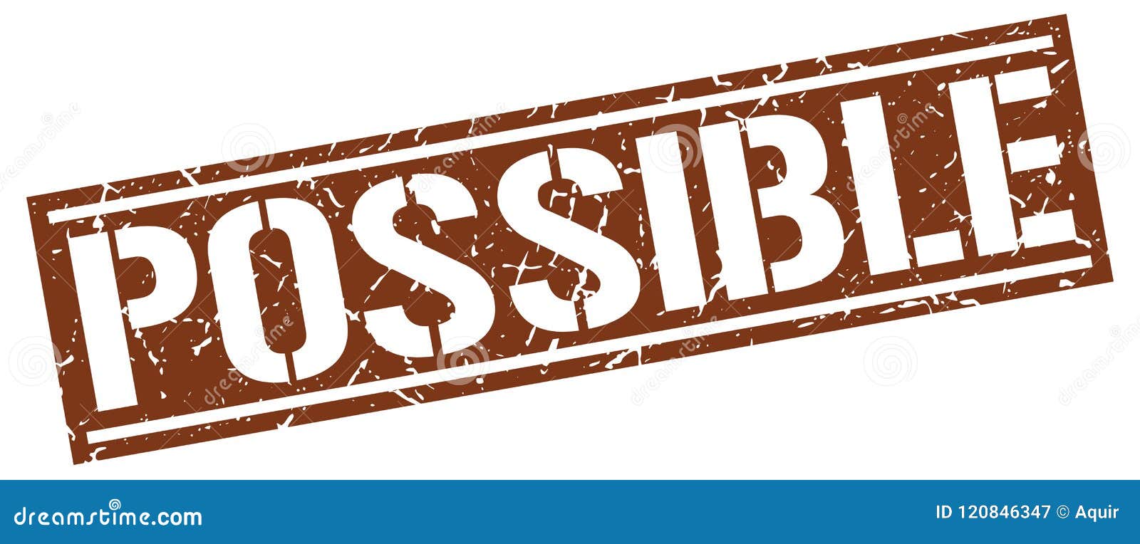 Possible stamp stock vector. Illustration of vector - 120846347