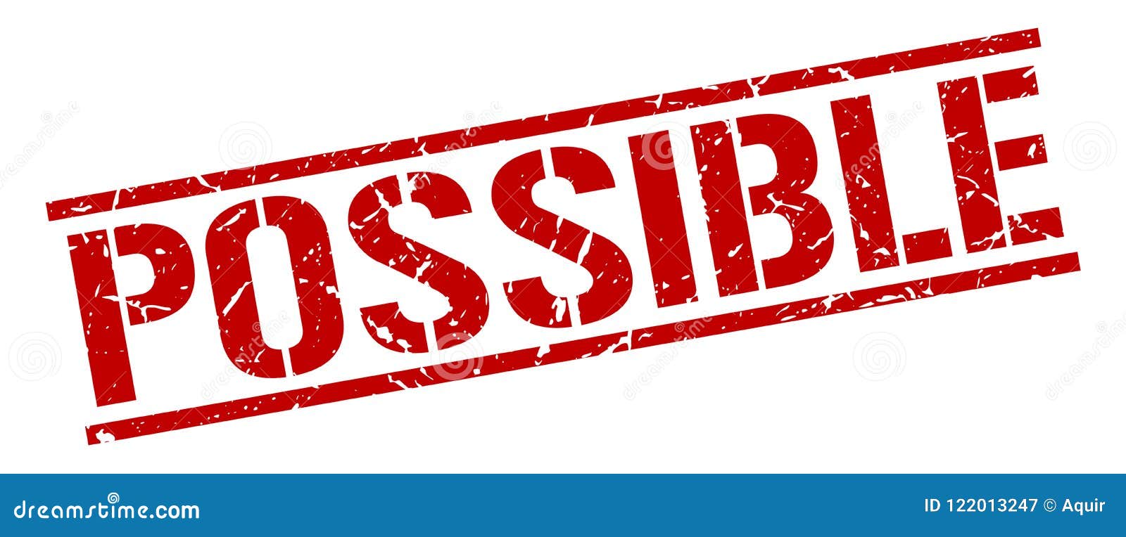 Possible stamp stock vector. Illustration of isolated - 122013247