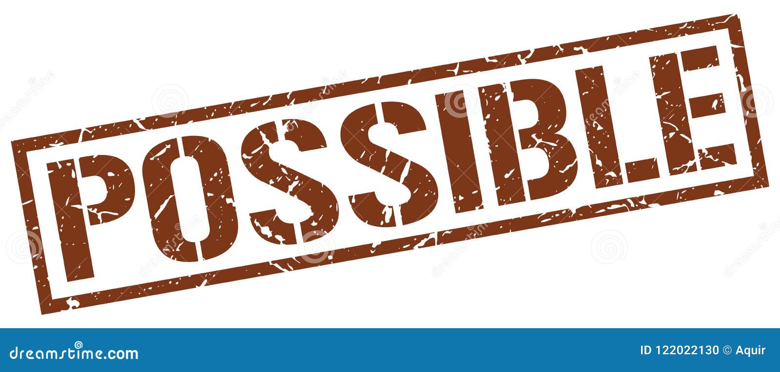 Possible stamp stock vector. Illustration of stamp, sign - 122022130