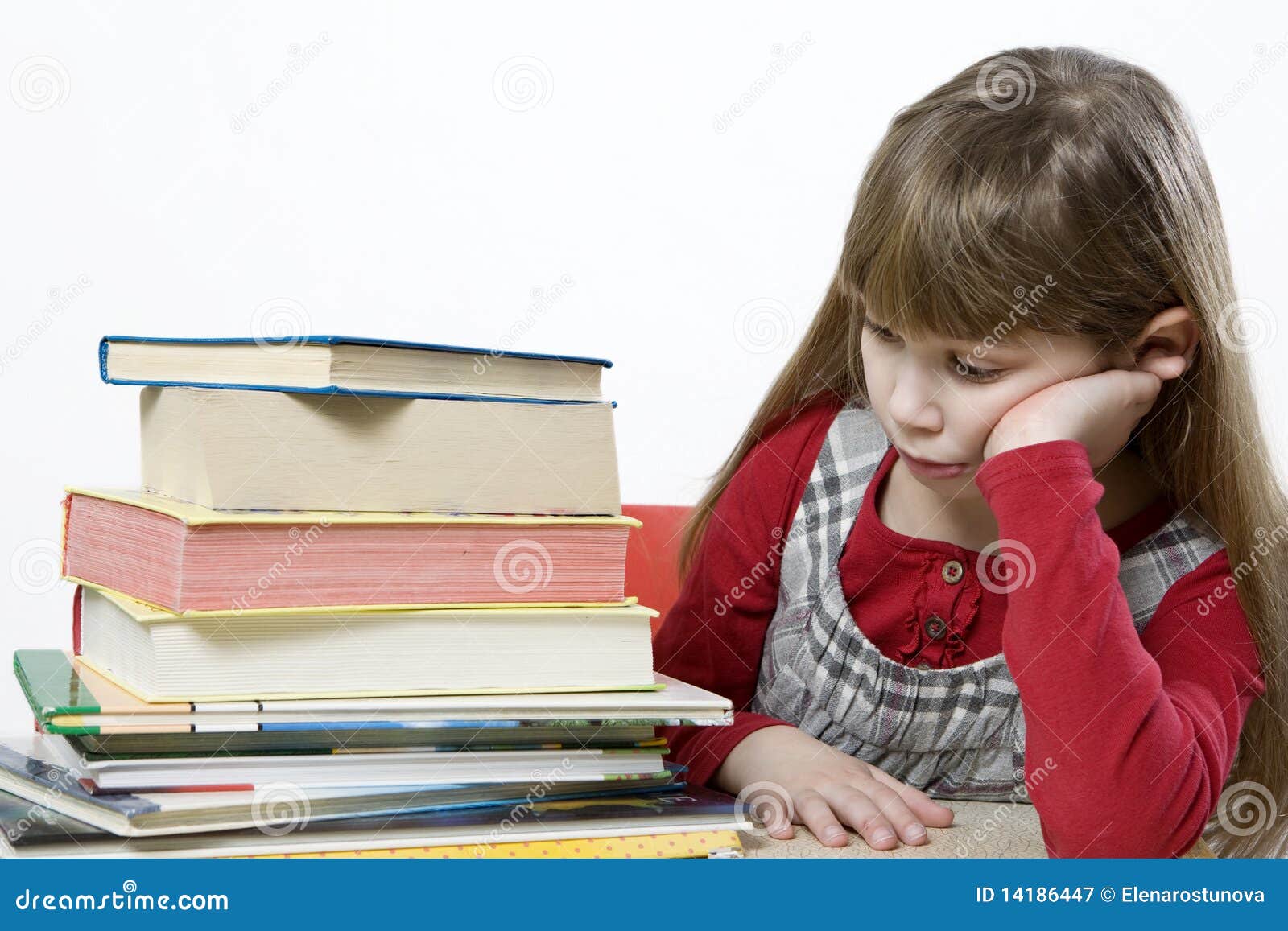 Is it Possible To Read All these Books? Stock Image - Image of child ...