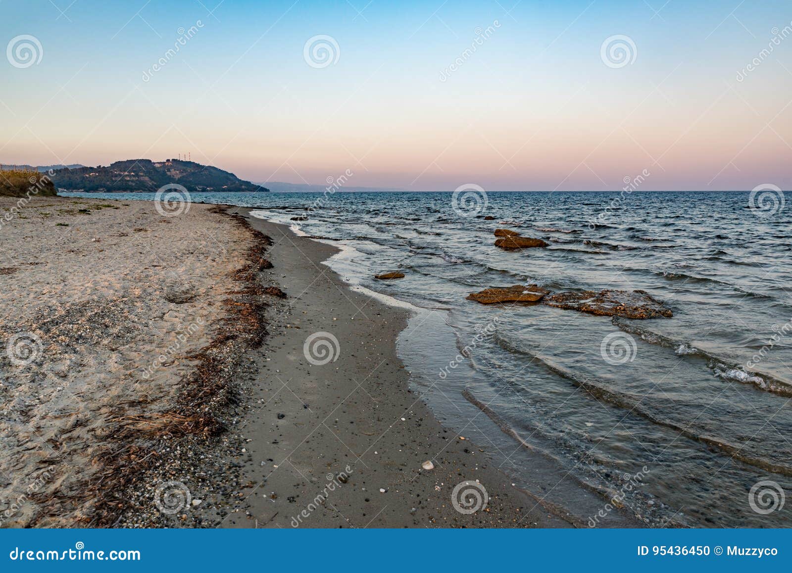 Possidi Cape beach stock photo. Image of greece, summer - 95436450
