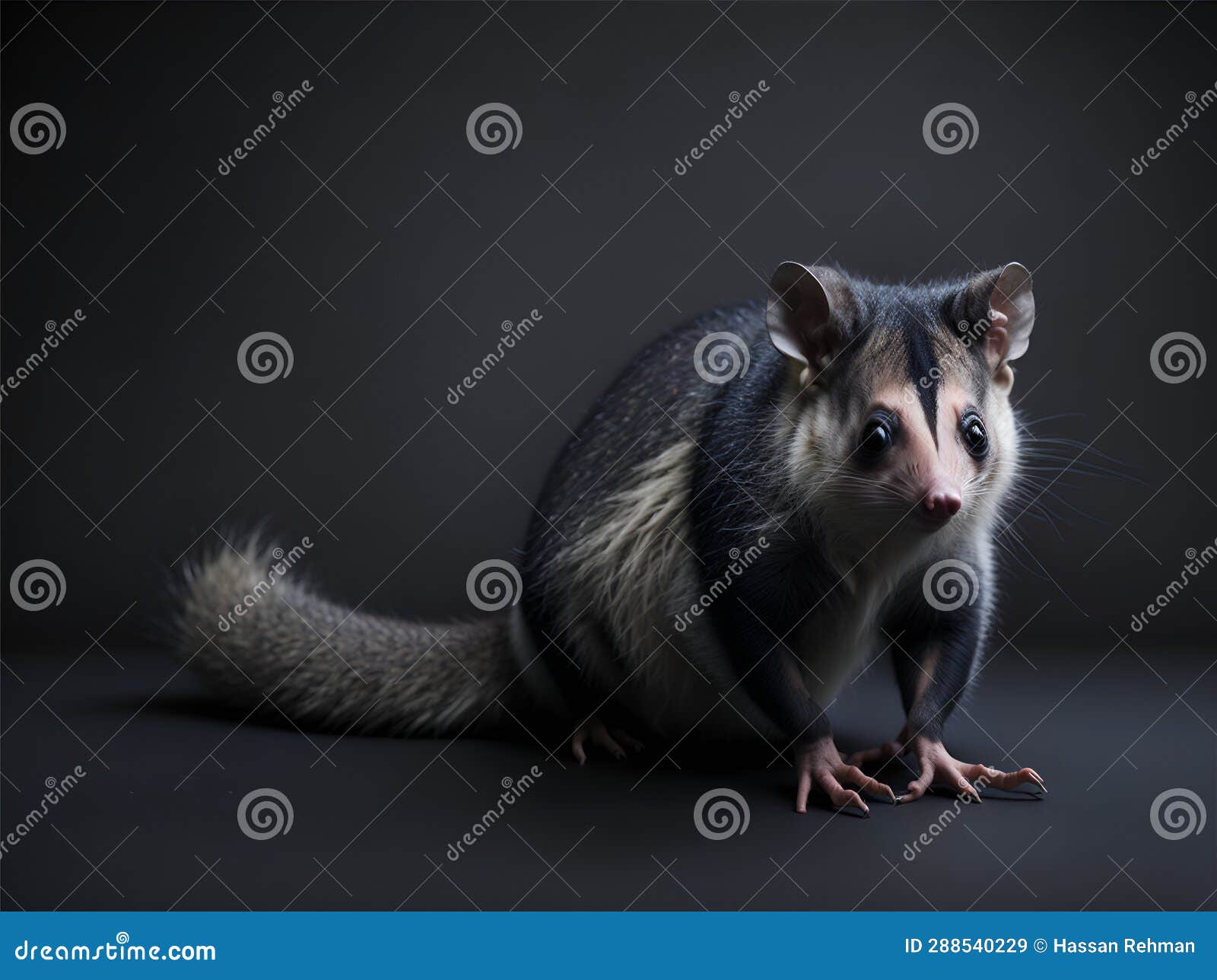 A Possum, Isolated Vector Illustration. Funny Cartoon Picture For ...