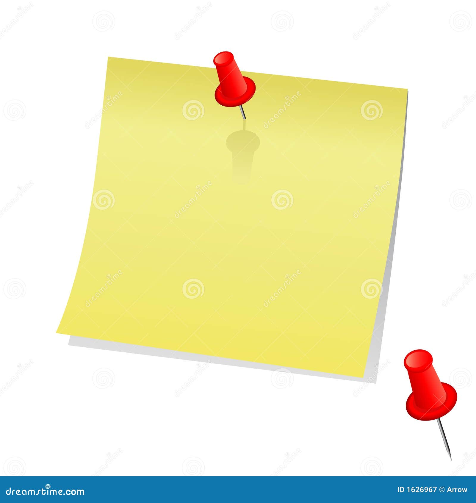 Post-it stock de ilustración. Ilustración de fondo, recordatorio - 1626967