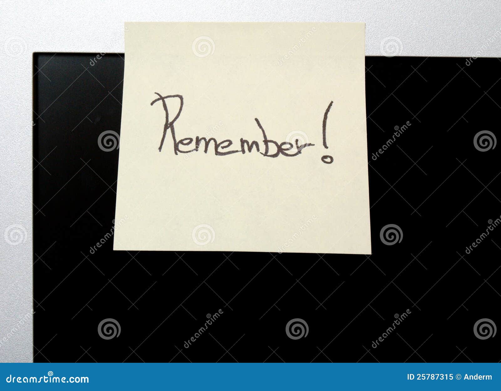 Post it stock image. Image of paper, write, reminder - 25787315