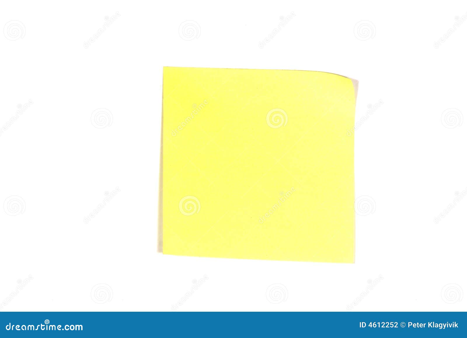 Post-it stock photo. Image of empty, remember, postit - 4612252