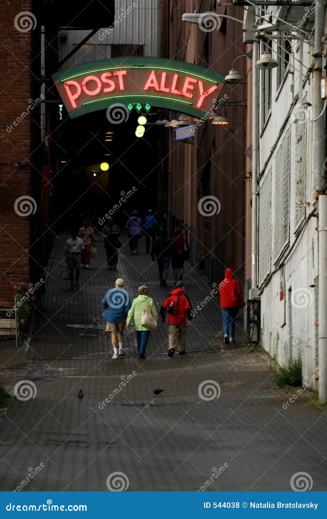Post Alley editorial stock photo. Image of cobblestone - 544038
