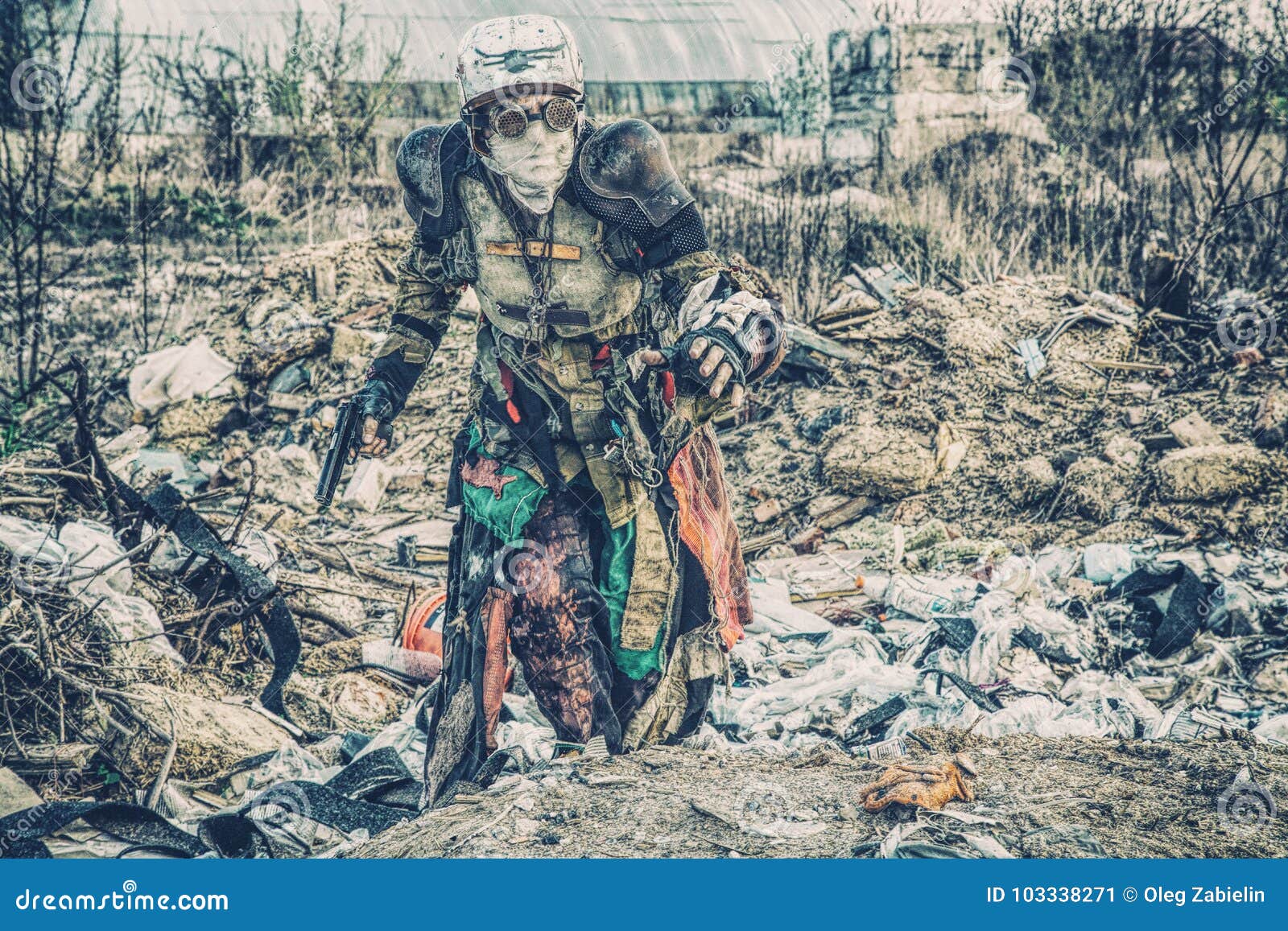 Post apoc beast survivor stock image. Image of survivor - 103338271