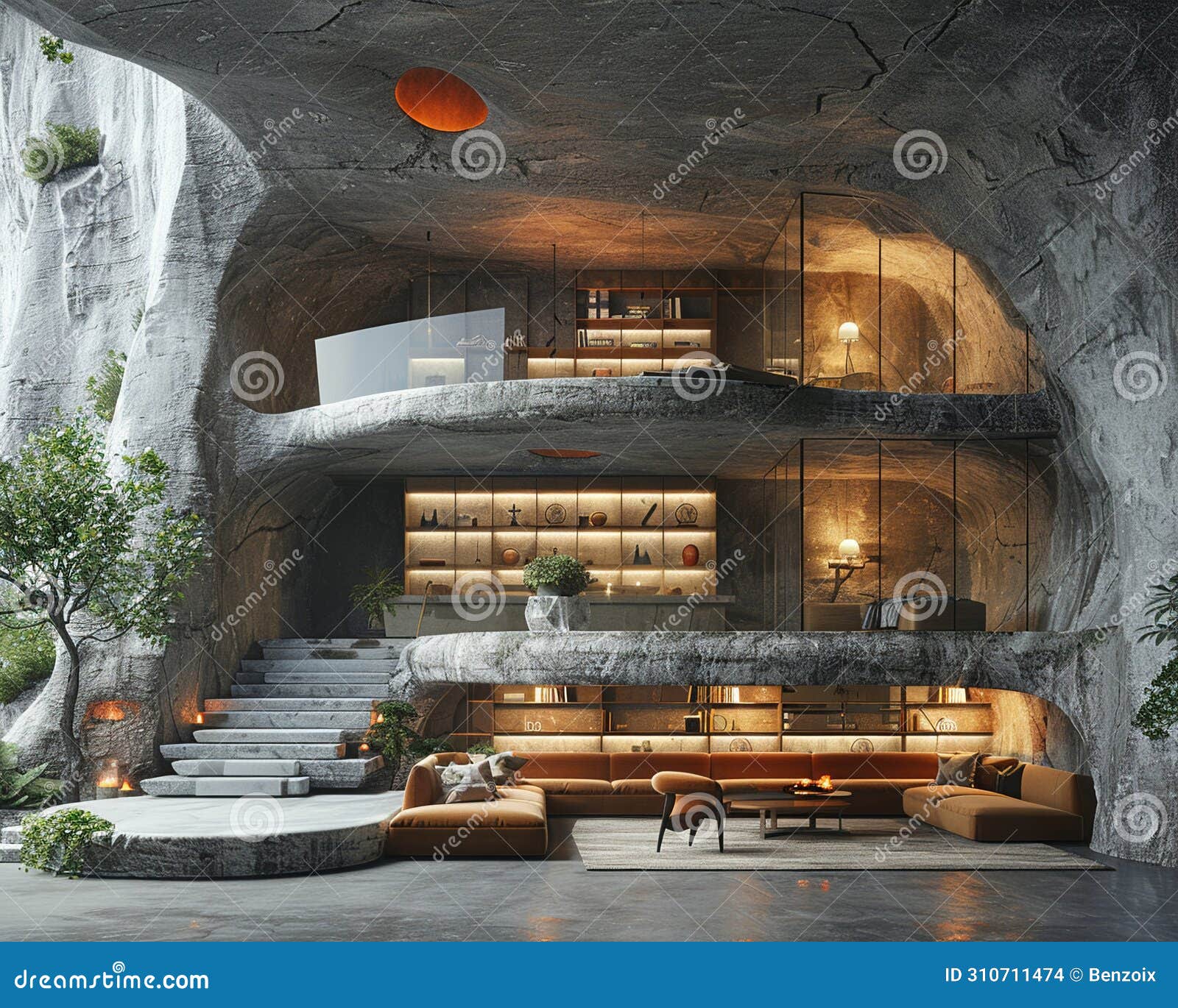 Apocalyptic Space Horizon: Minimalist Overture. Concept Sci-fi ...