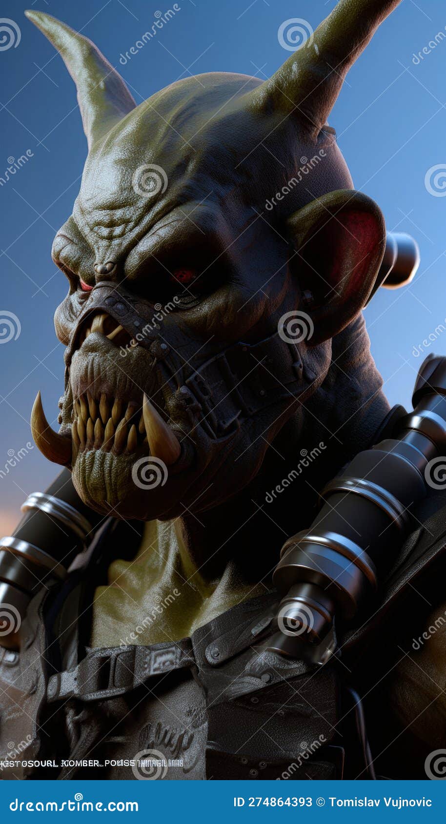 Post Apocalyptic Goblin Scavenger Stock Illustration - Illustration of ...