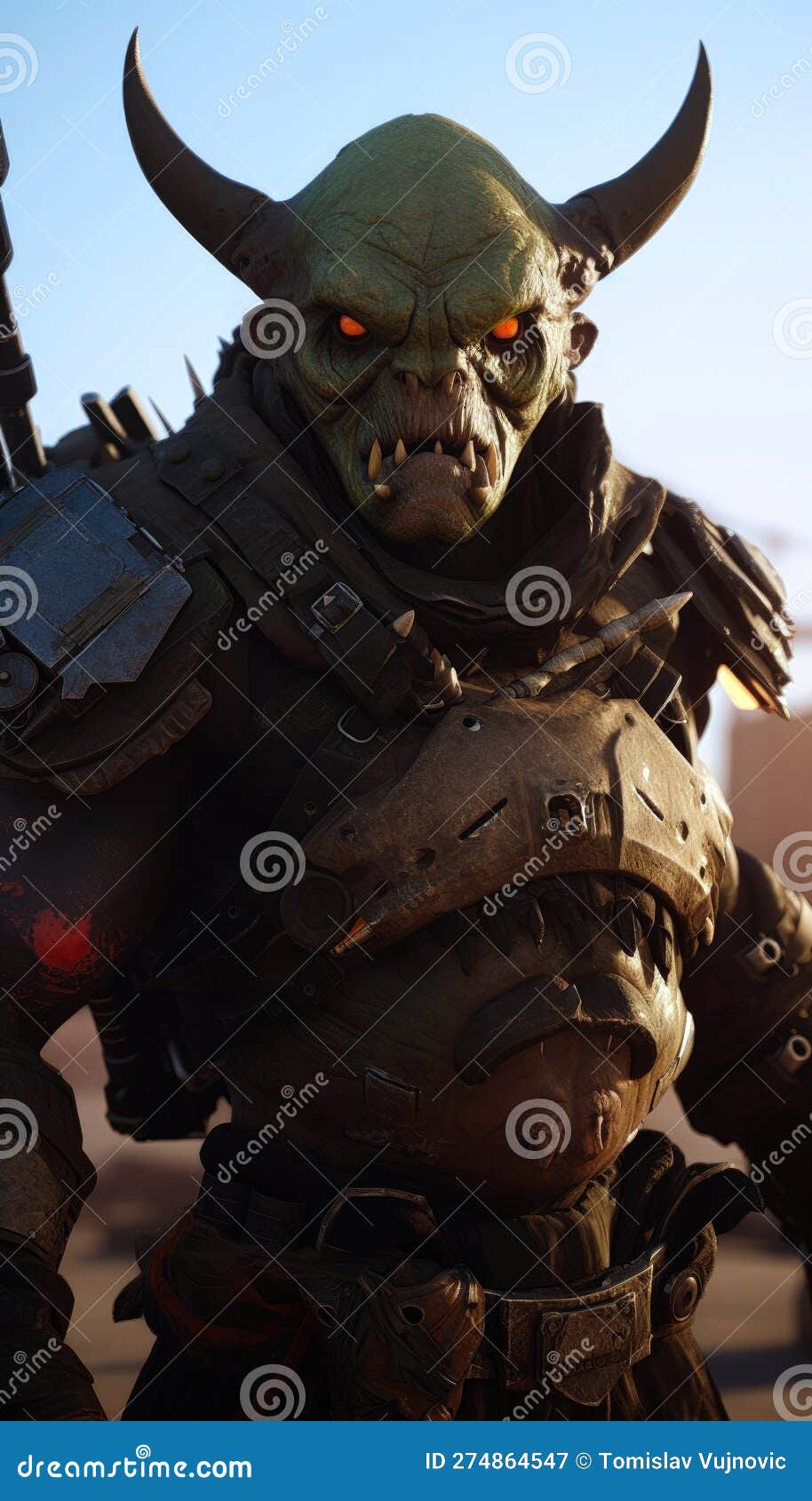 Post Apocalyptic Goblin Scavenger Stock Illustration - Illustration of ...