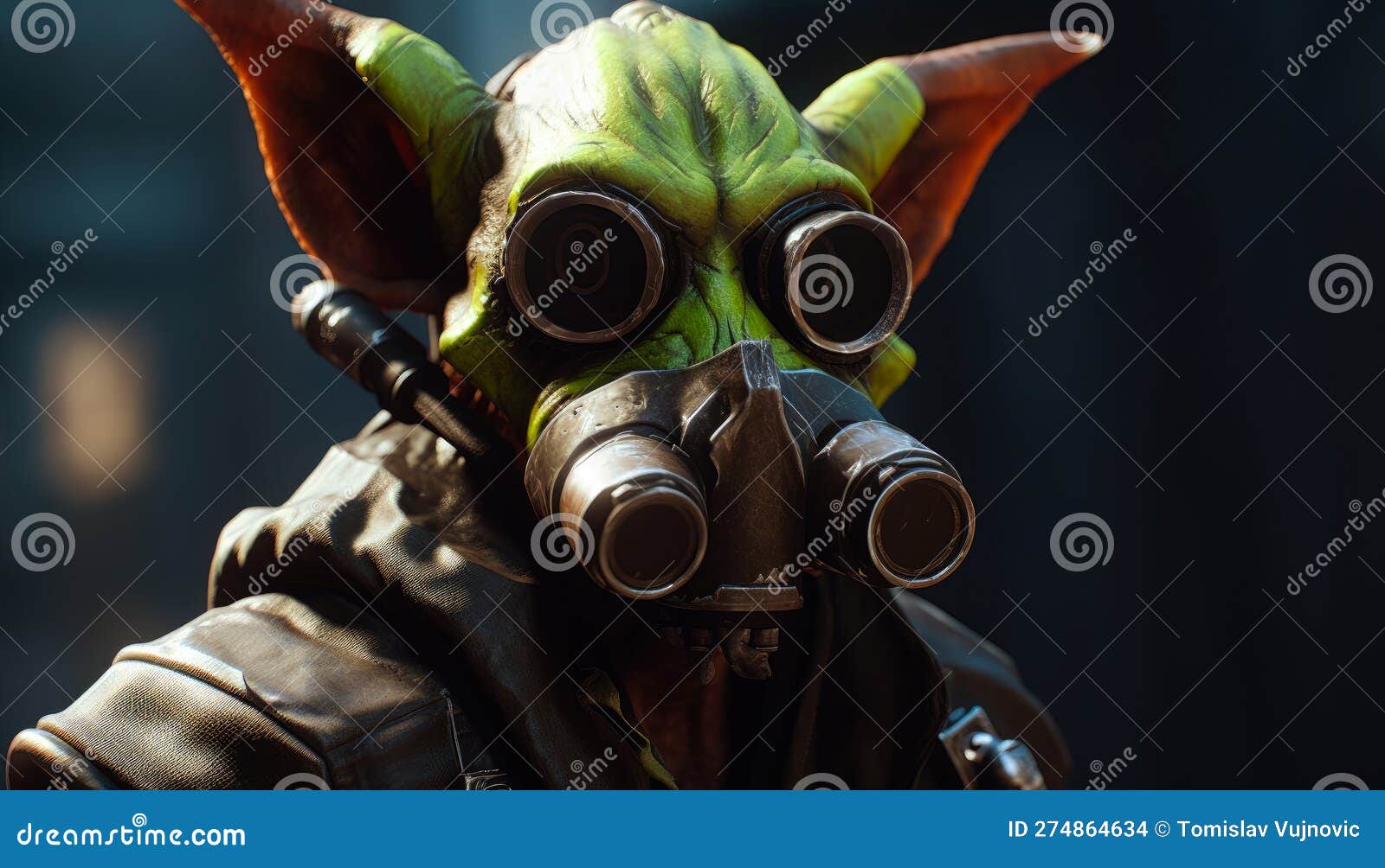 Post Apocalyptic Goblin Scavenger Stock Illustration - Illustration of ...