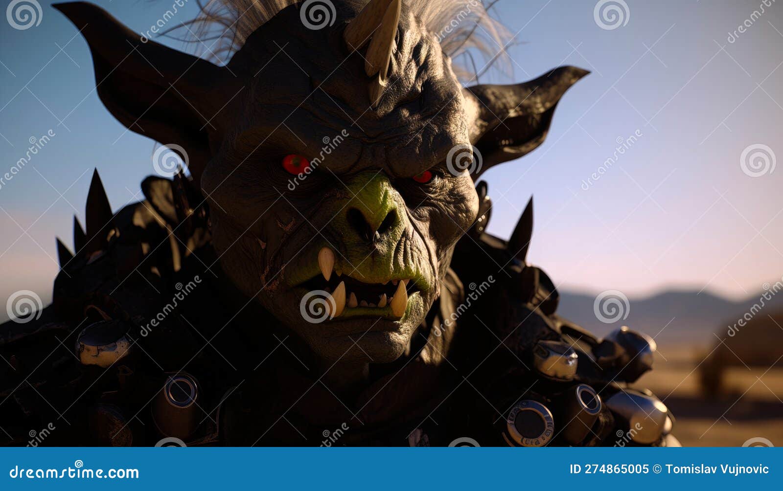 Post Apocalyptic Goblin Scavenger Stock Illustration - Illustration of ...