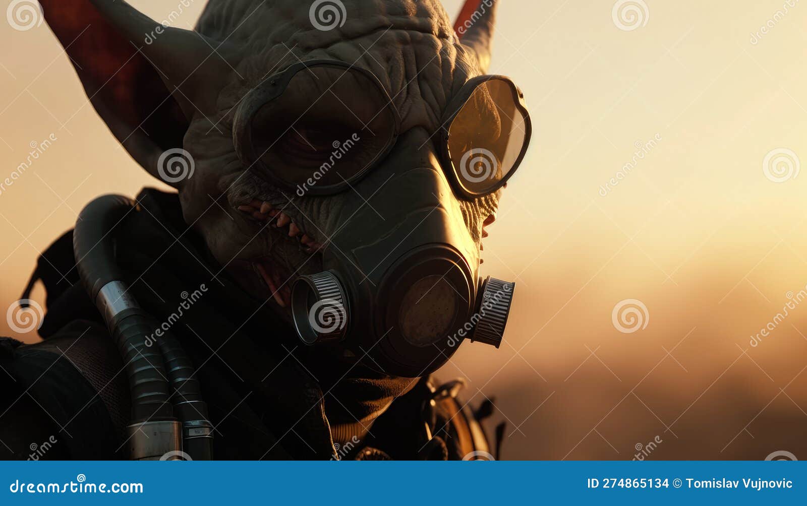 Post Apocalyptic Goblin Scavenger Stock Illustration - Illustration of ...