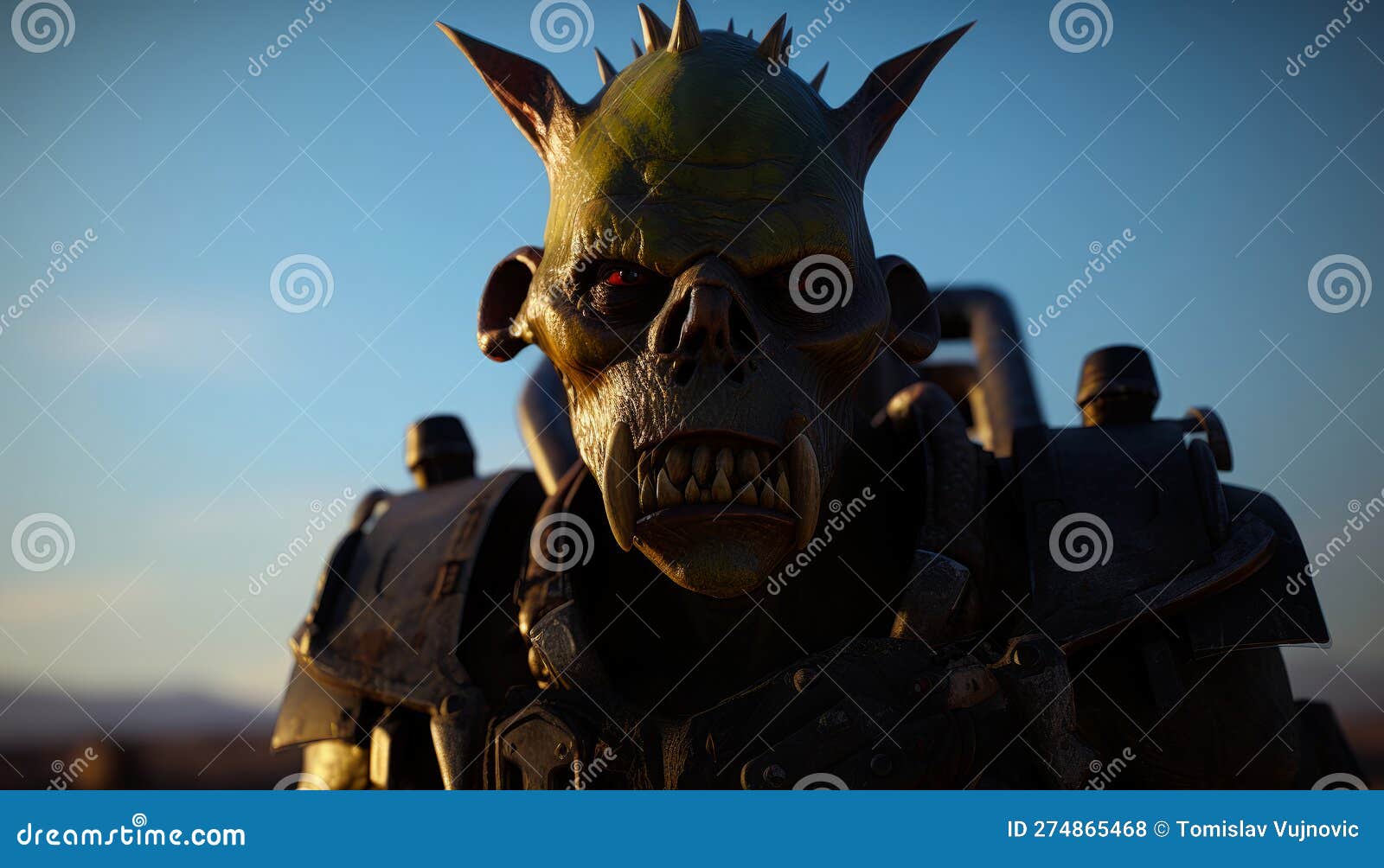 Post Apocalyptic Goblin Scavenger Stock Illustration - Illustration of ...