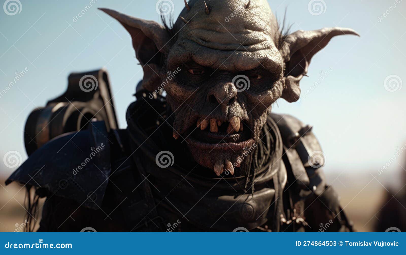 Post Apocalyptic Goblin Scavenger Stock Illustration - Illustration of ...