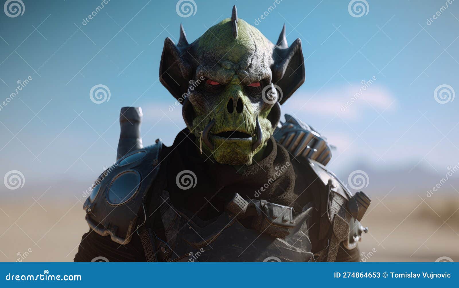 Post Apocalyptic Goblin Scavenger Stock Illustration - Illustration of ...