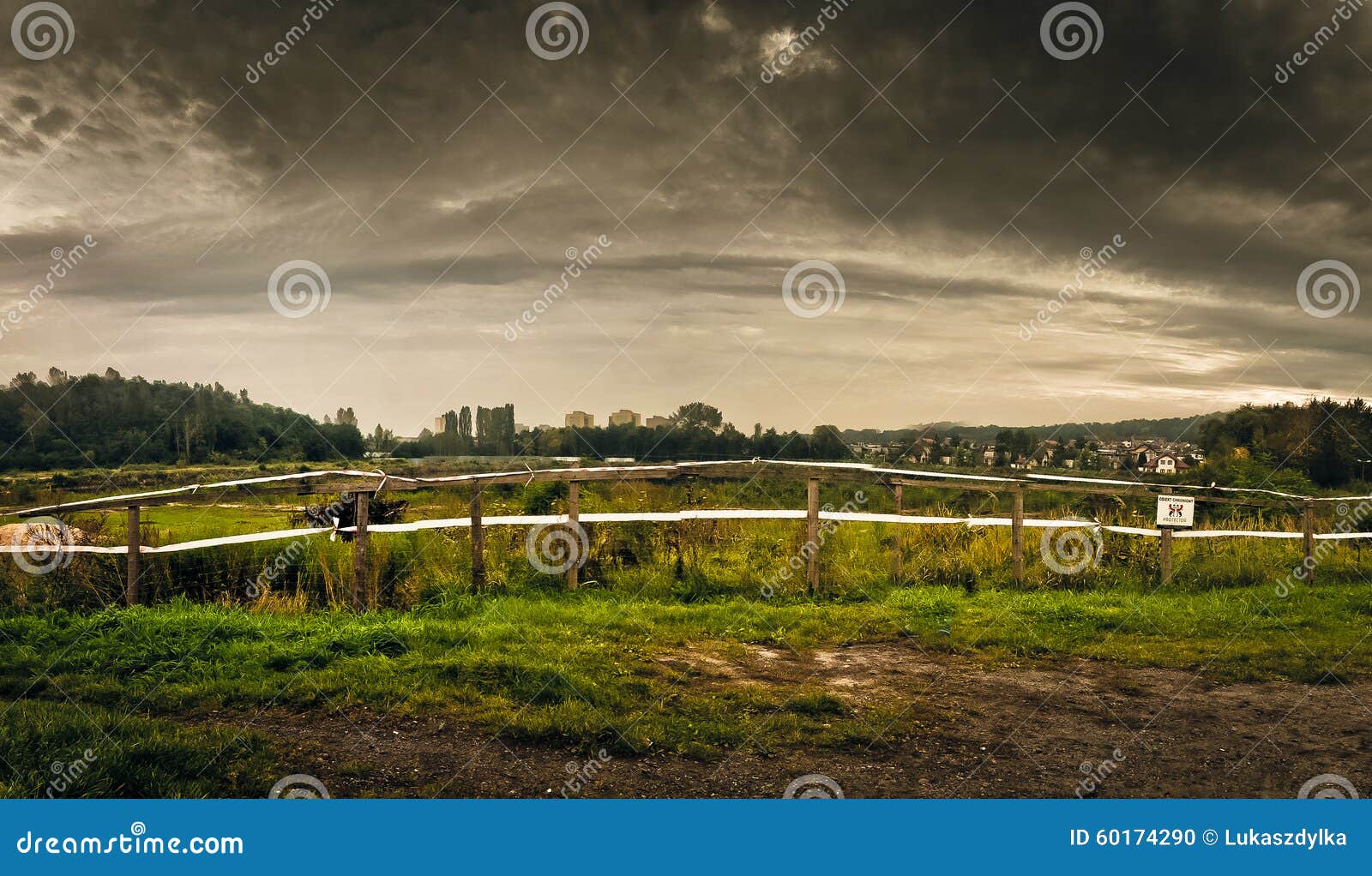 Post-apocalyptic landscape stock photo. Image of dark - 60174290
