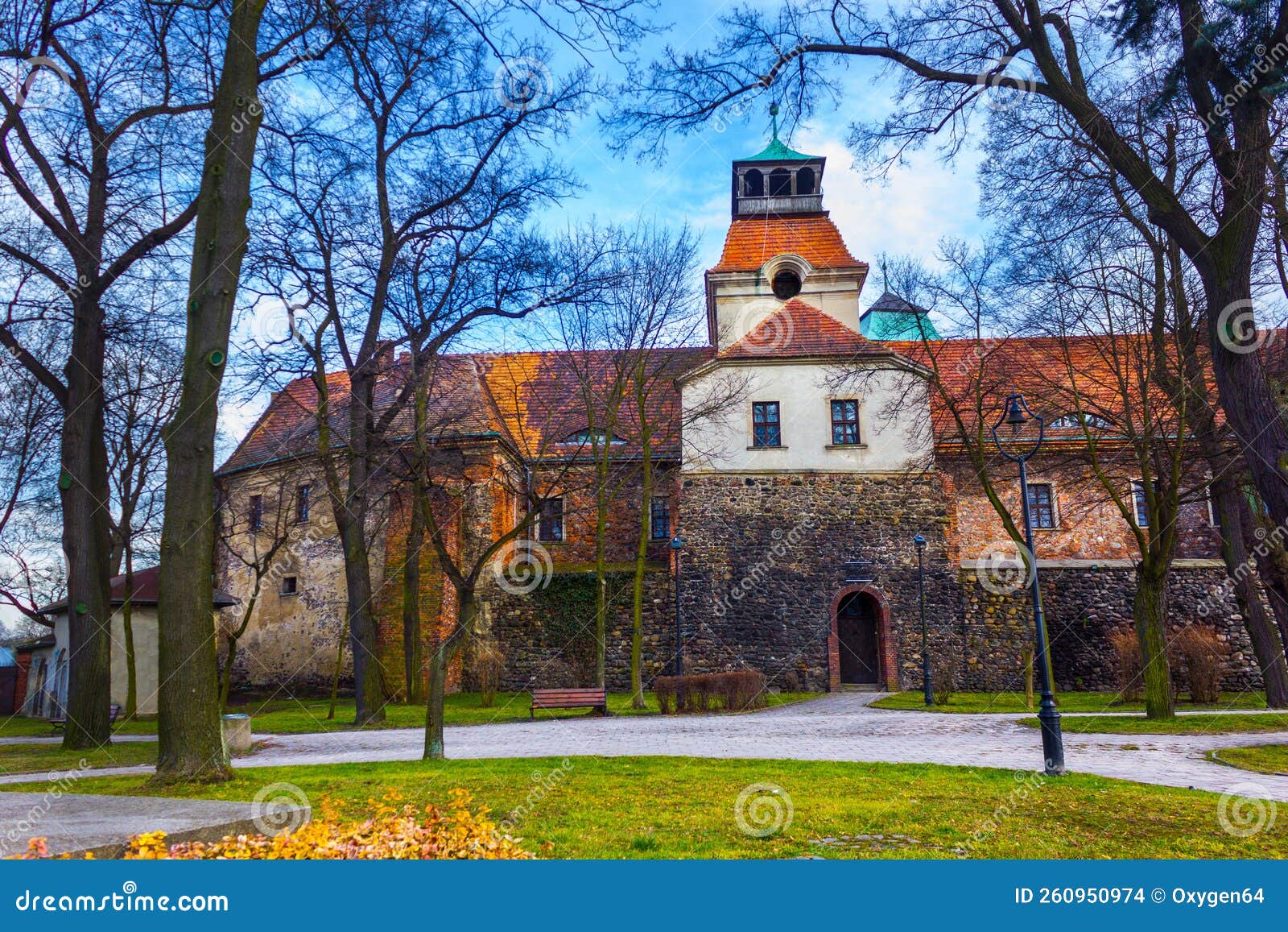 Historical Monument in Zagan Poland Stock Photo - Image of park ...