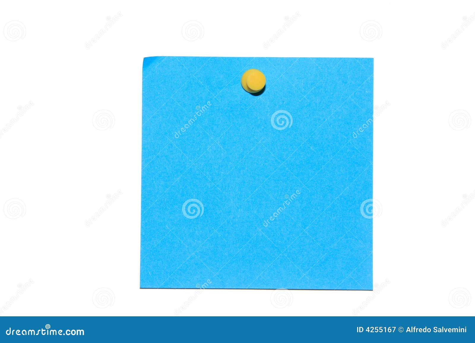 Post-it bleu image stock. Image du liste, note, clou, lettre - 4255167