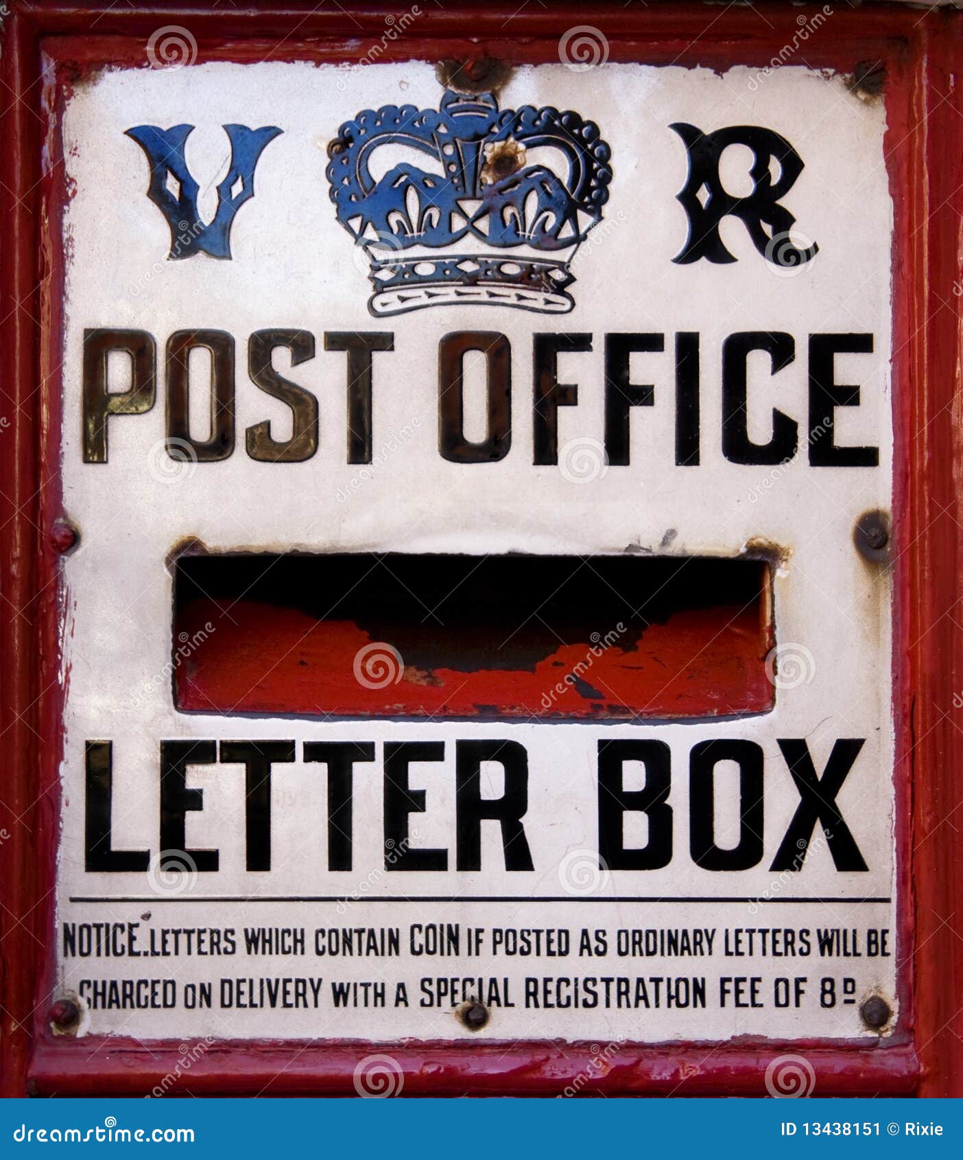 Post box editorial photo. Image of date, mailbox, pillarbox - 13438151