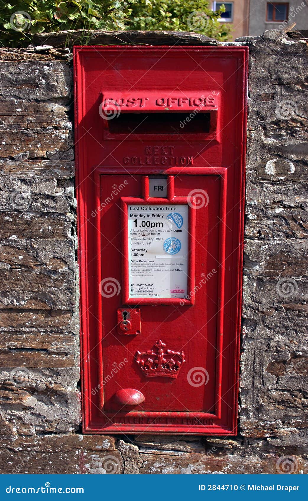 Post Box stock photo. Image of post, mail, deliver, wall - 2844710