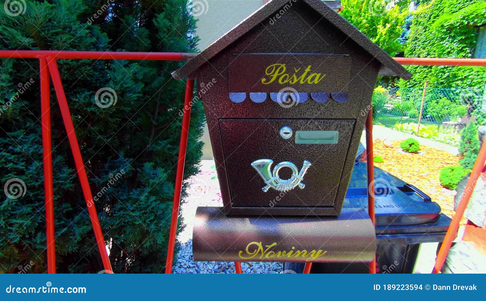 Post Box, Czech Mail Box, Metal Stock Footage - Video of brown, iron ...