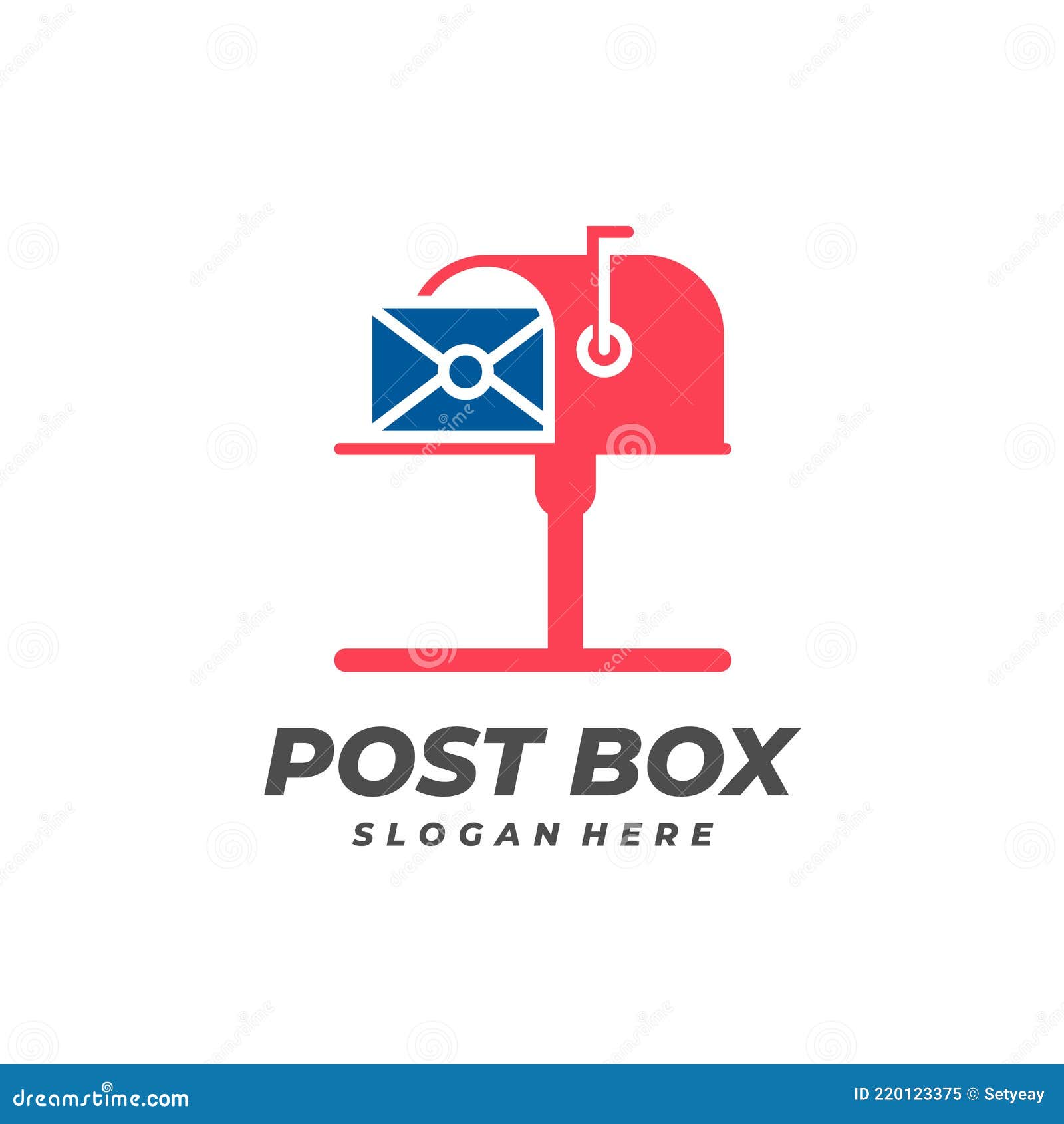 Post Box Logo Vector Template, Creative Post Box Logo Design Concepts ...