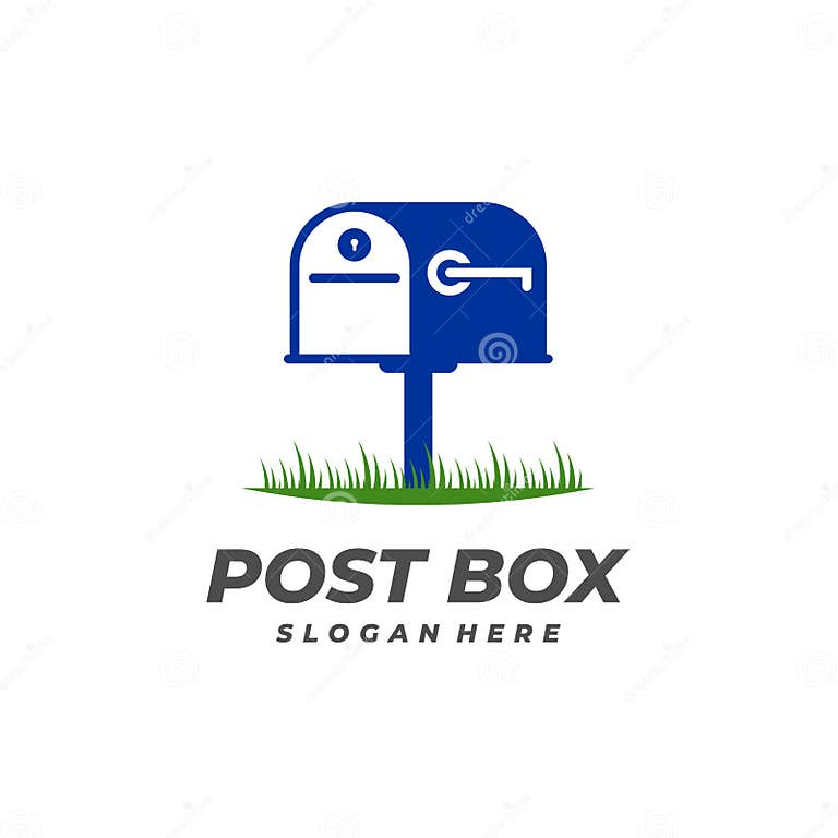Post Box Logo Vector Template, Creative Post Box Logo Design Concepts ...