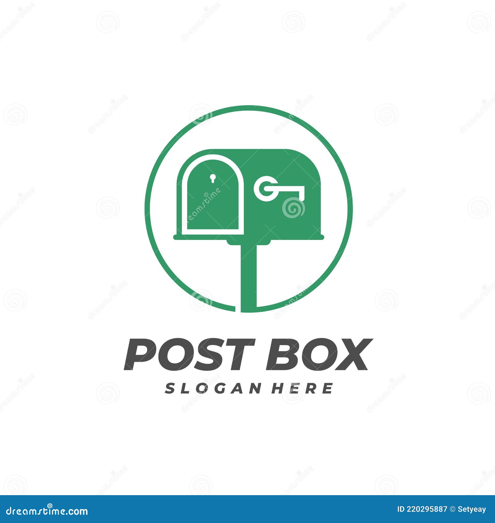 Post Box Logo Vector Template, Creative Post Box Logo Design Concepts ...