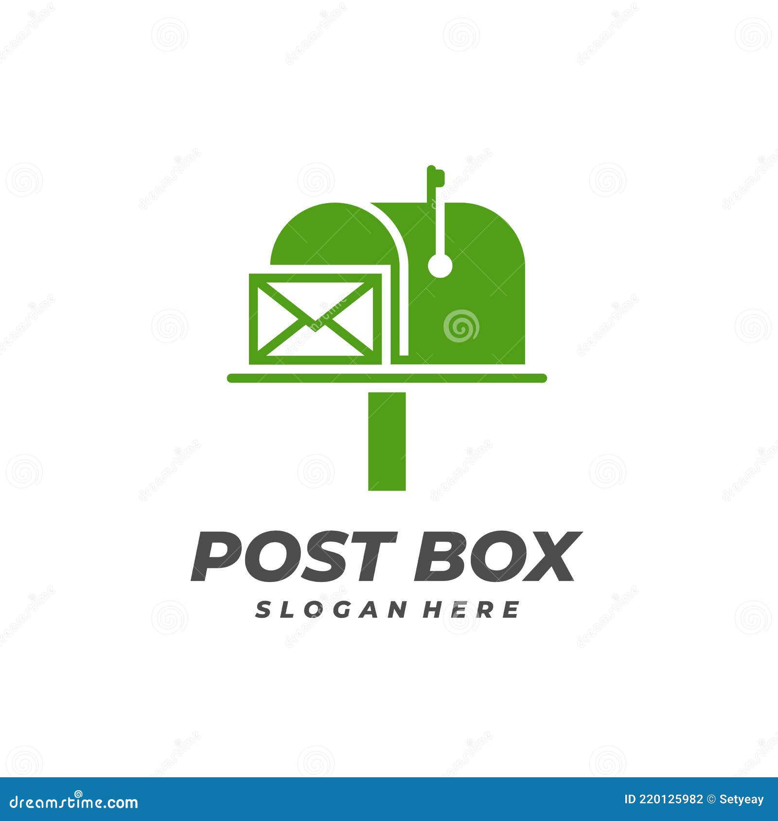 Post Box Logo Vector Template, Creative Post Box Logo Design Concepts ...
