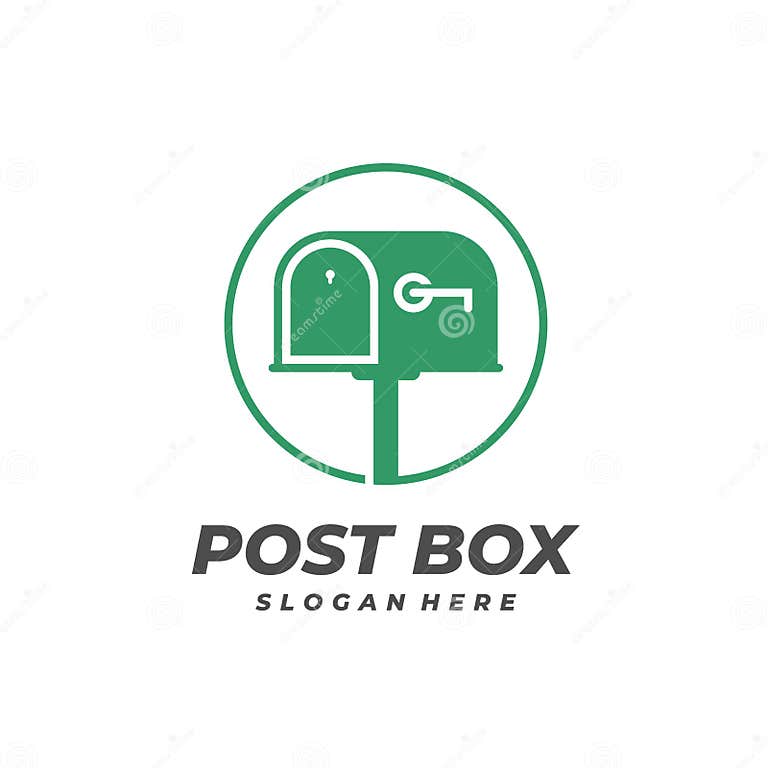 Post Box Logo Vector Template, Creative Post Box Logo Design Concepts ...