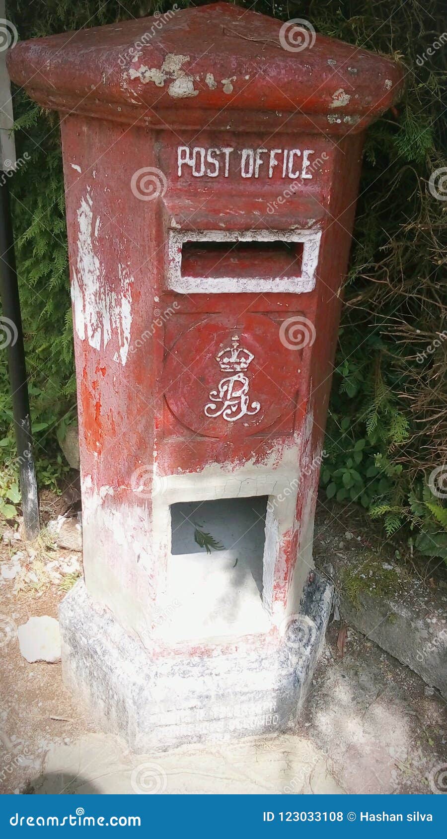 Post box stock photo. Image of post, nuwara, eliya - 123033108