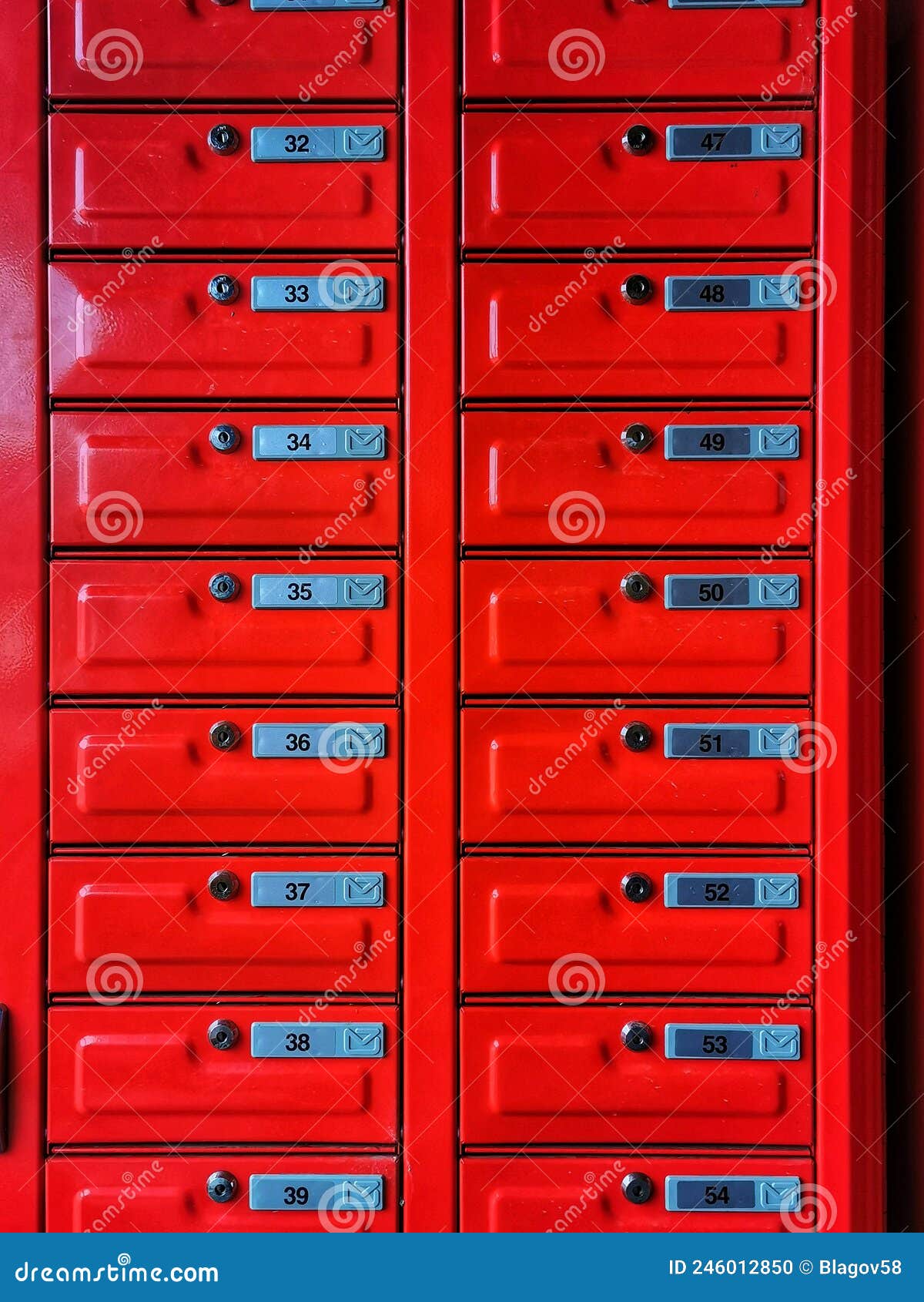 Post Boxes Vertical Abstract Background Stock Photo - Image of shelf ...