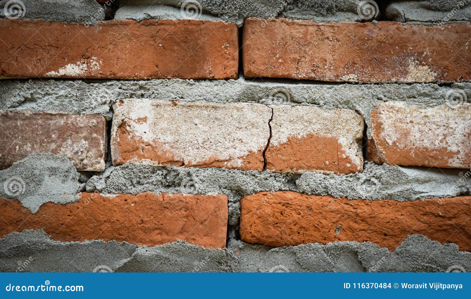 Post with brick and cement stock photo. Image of architecture - 116370484